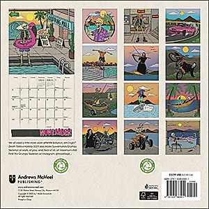 Death Takes a Holiday 2024 Wall Calendar