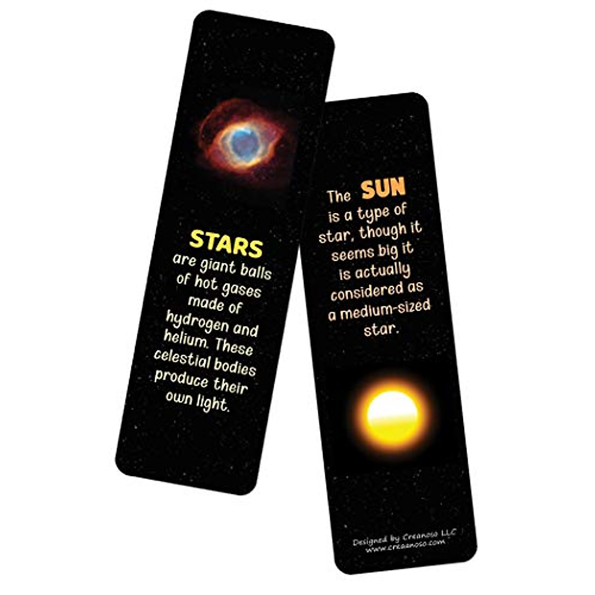 Creanoso Celestial Bodies and Facts (60-Pack) - Premium Quality Gift Ideas for Children, Teens, & Adults for All Occasions - Stocking Stuffers Party Favor & Giveaways