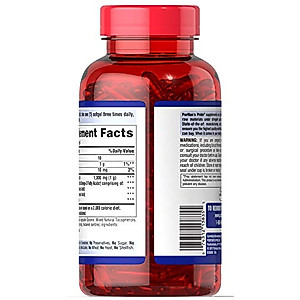 Omega-3 Fish Oil 1000 mg (300 mg Active Omega-3), Supports Heart and Joint Health, 250 Count by Puritan's Pride