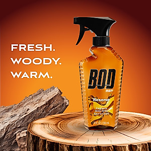 BOD Man Fragrance Body Spray, Reserve, 8 fl oz