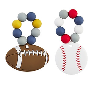 Mud Pie Football Teether, Football