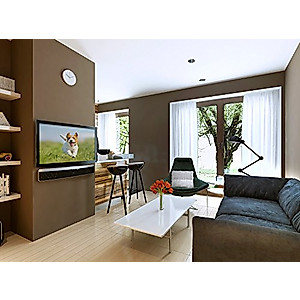 Mount-It! Soundbar Mount, Universal Sound Bar TV Bracket for Mounting Above or Under TV, Fits Sonos, Samsung, Sony, Vizio, Adjustable Arm Fits 32 to 70 Inch TVs, 33 Lbs Capacity, Black