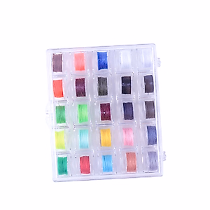 TEHAUX Home Sewing Machines 25 Pcs Bobbin Case Bobbin Winder Bobbin Thread Bobbin Storage Bobbin Holder High Speed Home Sewing Machine