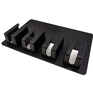 Minkissy Hair Clipper Holder Organizer Wall Mounted Hair Brush Comb Hairdressing Tool Storage Rack Shelf Container for Home Shop 31X20X6cm