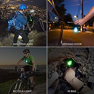 2-Pack Rechargeable Dog Light, Dog Collar Light,Waterproof,3 Modes LED Dog Safety Lights,Multiple Color Options,Clip On Collar, Leash or Harness，Night Light for Running,Climbing,Camping or Bike