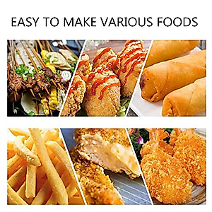 Commercial Deep Fryer,Large Capacity Commercial Countertop Gas Fryer,Two Tank Outdoor Countertop Fryers for Restaurant Home Fries Chip,Double Cylinder