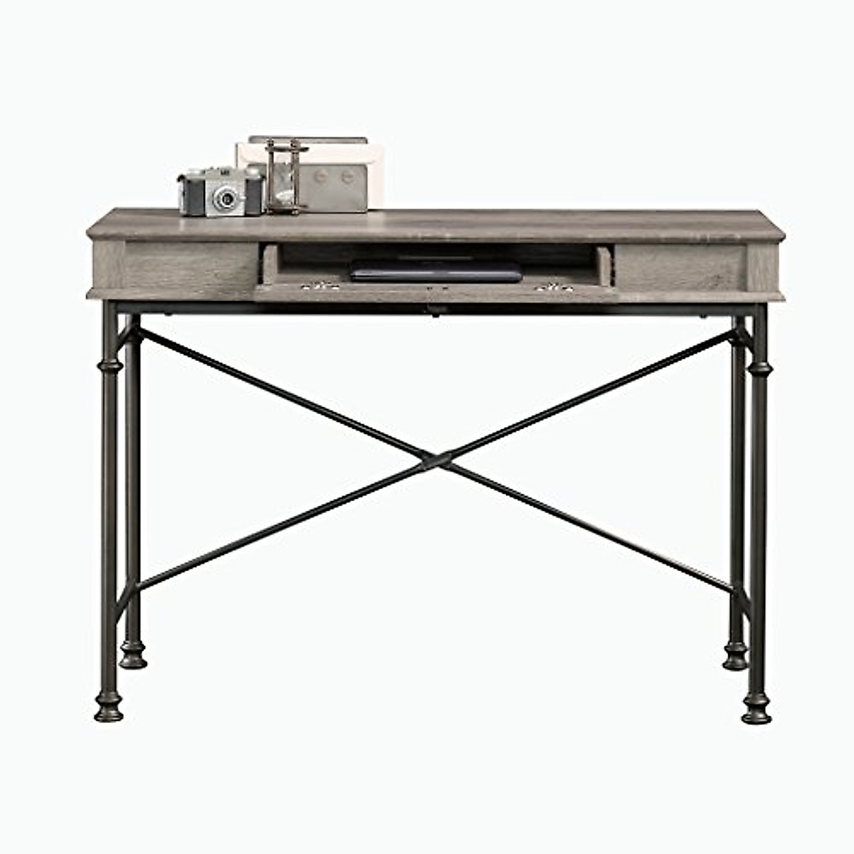 Sauder Canal Street Console Desk, Northern Oak finish