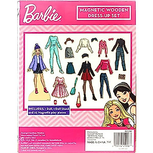 Barbie Magnetic Wooden Dress Up - PDQ