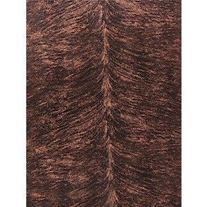 Suede Velvet Horse Belly Print Fabric Upholstery 54" Wide Sold by The Yard (Horse Belly Chestnut)