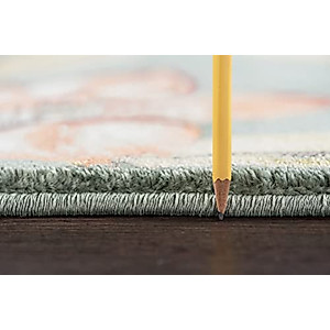 Aurora Large 7x10 Area Rug 7x10 - Indoor Area Rugs for Living Room - Dining Room Rug - Bedroom Rug - Kitchen Rug - Entryway Rug Contemporary Carpet - Alfombras para Salas Modernas Grandes