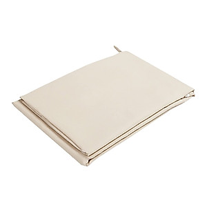 RYGHEWE Outdoor Swing Canopy,Waterproof Patio Chair Top Cover for Swing, 2 & 3 Seater Garden Porch Seat Furniture Sun Shade Patio Swing Top Sunproof Cover for Patio Yard(164 x 114 cm, Beige)