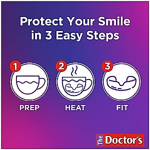 The Doctor's NightGuard, Mouth Guard for Grinding Teeth, Dental Guard for Bruxism, Night Guard for Teeth, 1 Pack