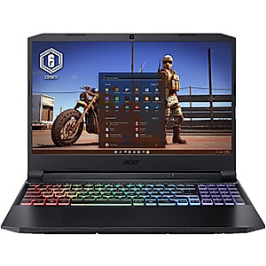 acer Nitro Gaming Laptop i9-11900H, 64GB RAM, 2TB PCIe SSD, NVIDIA GeForce RTX 3060 6GB, 15.6" FHD 144Hz IPS, 4-Zone RGB Backlit, Webcam, WiFi 6, Ray Tracing, Win 11 Home, Black