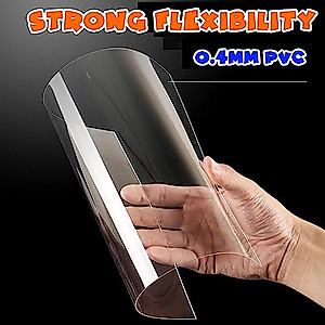 BLUEFAIRY Boys Clear Backpack Heavy Duty Stadium Approved Dinosaur Transparent Backpack Plastic See Through Bag for Kids for School Travel Gifts (Large Orange)