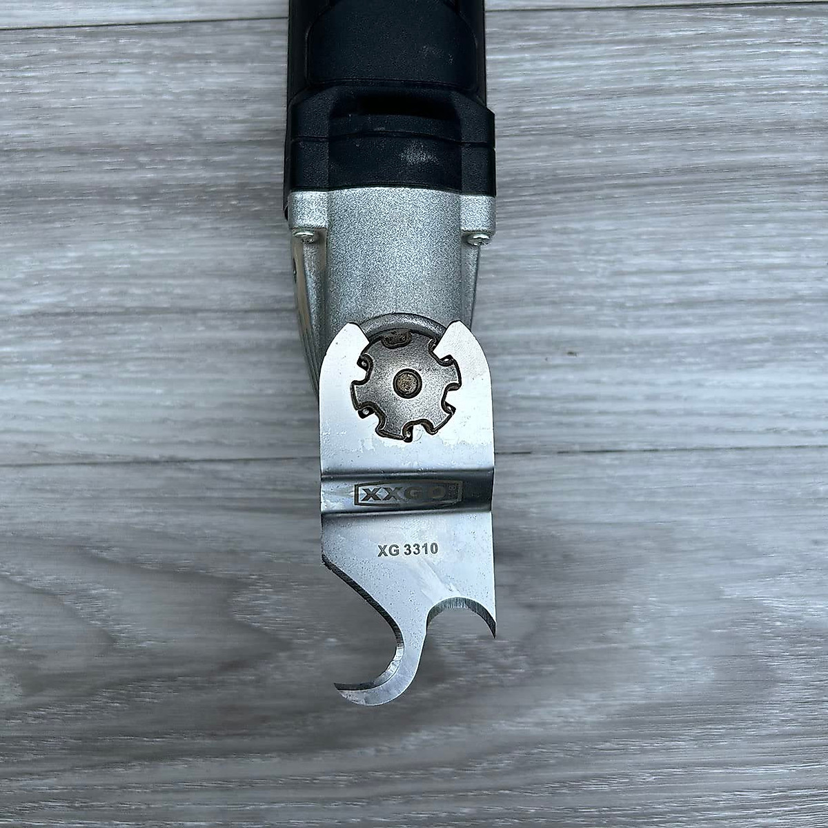 XXGO 3 Pcs Multi Tool Saw Blades Oscillating Multi Tool Knife Blade for Cutting Roofing Asphalt Shingles PVC Floor Carpet Cardboard Fit Milwukee Rockwell Bosch Dremel Ryobi Ridgid XG3310