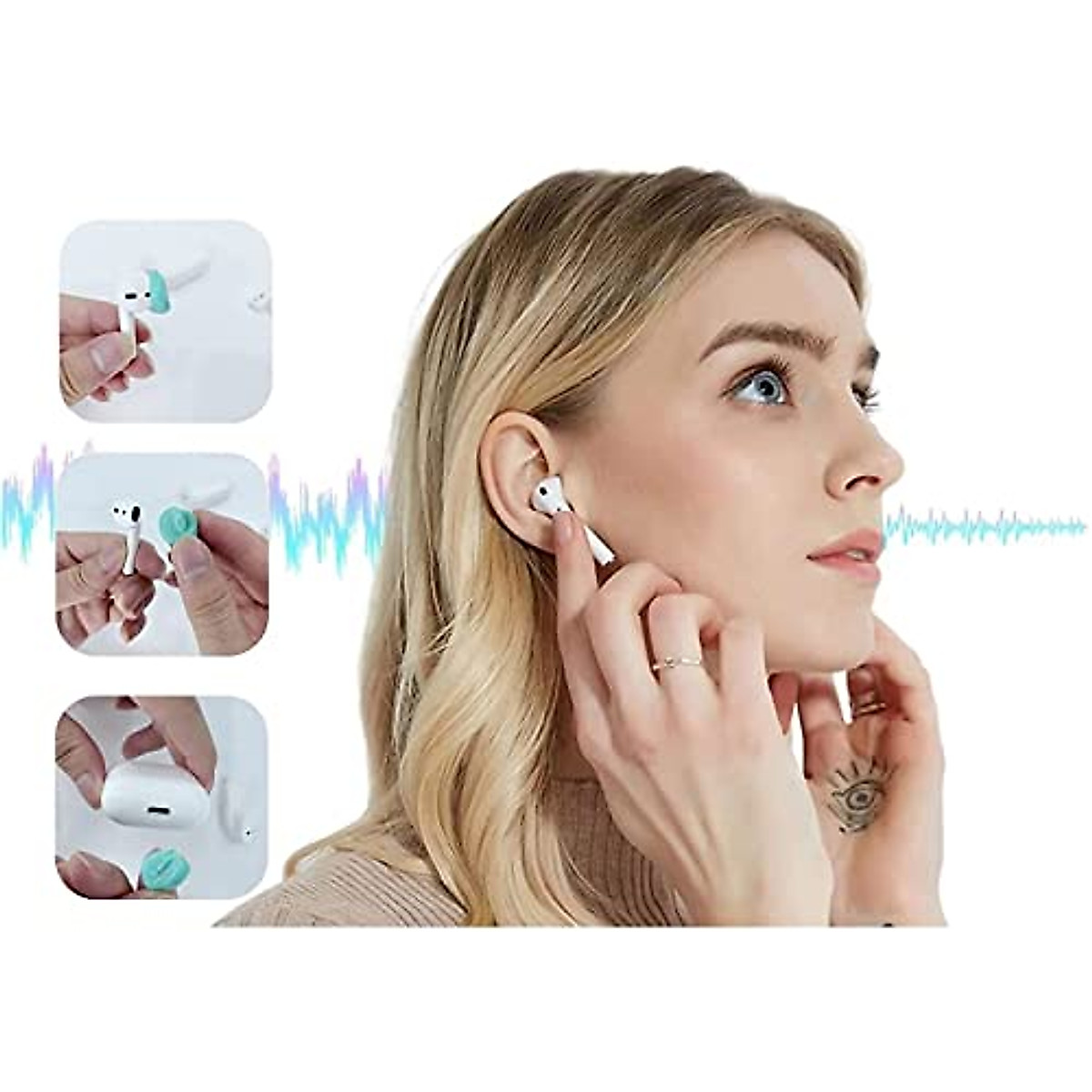 96PCS Cleaner Kit Compatible with Airpods 1,2,3 and Pro, Earbud Cleaning Putty Remove Ear Wax, for Charging Case/Bluetooth Headphones/Phone/Earbuds/Camera/Keyboard&Hearing Aids