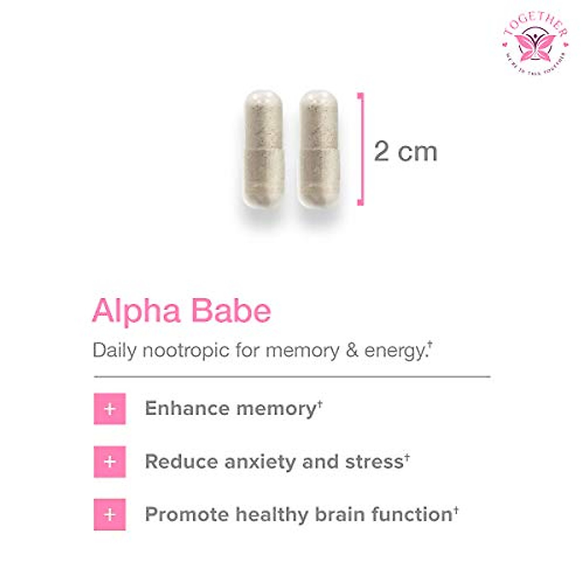 Alpha Babe | Nootropic Supplement | Memory Mood Energy | Nootropics Lions Mane Chaga Ashwagandha