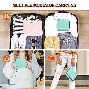 HUIJUTCHEN Mini Printer Carrying Case Compatible with Phomemo M02/ T02/ M02S/M02 pro/Q30S/M02X Mini Photo Printer, Mini Thermal Printer Hard Travel Case with Zipper Mesh