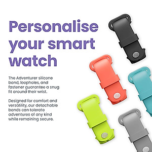 SPACETALK Adventurer 4G Kids Smart Watch with Phone and GPS Tracker - US ONLY - Ages 4-12, SIM Included, Texting, SOS Button, Camera, School Mode - Sky Blue