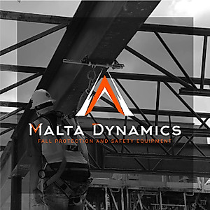Malta Dynamics Warthog Comfort MAXX Construction Harness with Removable Belt, Side D-Rings and Additional Thick Padding, OSHA/ANSI Compliant, Large-XLarge