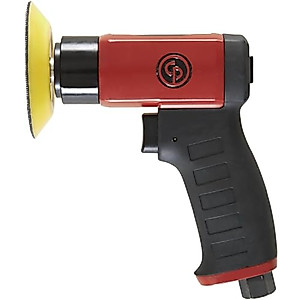 Chicago Pneumatic CP7200 - Air Random Rotary Sander Tool, Home Improvement, Woodworking Tools, Polisher, Rust Removal, Heavy Duty, Rotary Tool, Pistol Handle, Hook & Loop, 3 Inch (75 mm), 15000 RPM