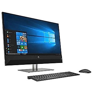 HP Pavilion 27 Touch Desktop 1TB SSD 32GB RAM (Intel Processor with Six cores and Turbo to 3.30GHz, 32 GB RAM, 1 TB SSD, 27-inch FullHD IPS Touchscreen) PC Computer All-in-One