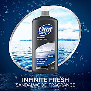 Dial Men Body Wash, Infinite Fresh, 69 fl oz (3-23 fl oz Bottles)