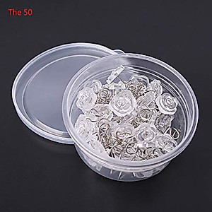 FEIlei Clothespin, DIY Upholstery Twist Pin for Sofa Couch Chair Car Headliner Repair Drapery Craft-50