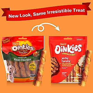 moofin Porkalicious Pig Skin Jerky Twists for Dogs, 16.4 Oz, Dog Chews Treat Bundle Silicon Pet Bowl, Highly Digestible, Smoked Flavor, Dog Chews Treat Long Lasting [Pack of 3]