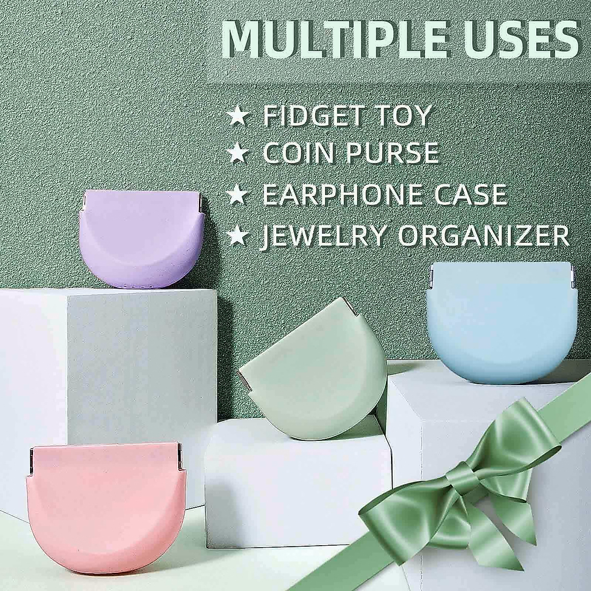 Silicone Retainer Case with Lanyard Slim Cute Retainer Holder Dental Thin Container Braces Case for Girl Women Kids Men Travel Partial Denture Night Mouth Guard Aligner Case(Light Blue)