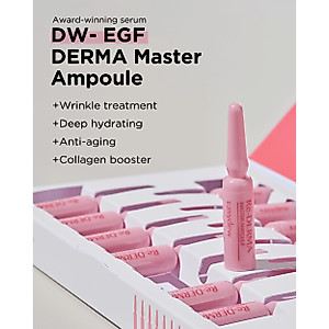 Easydew Re-DERMA Master Ampoule Award-Winning Anti Aging EGF Serum for Face/Neck/Eyes-14 Vials…