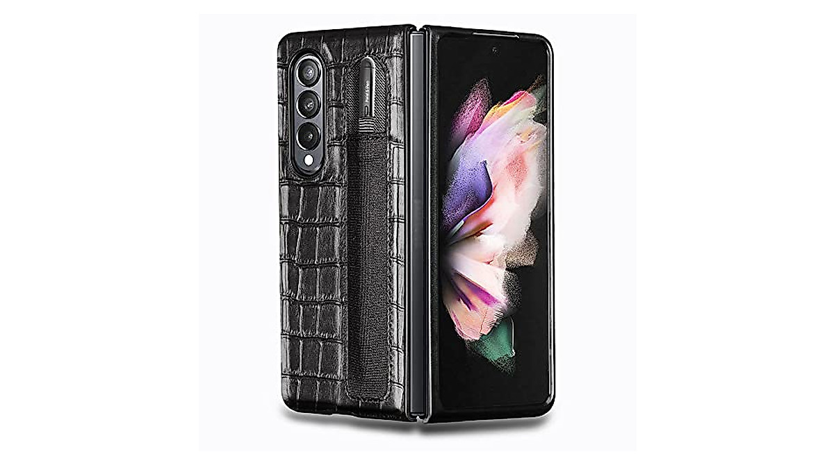 Luxury Leather Case for Galaxy Z Fold 3 5G