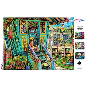 Buffalo Games - Aimee Stewart - The Potting Shed - 1000 Piece Jigsaw Puzzle for Adults Challenging Puzzle Perfect for Game Nights - Finished Puzzle Size is 26.75 x 19.75