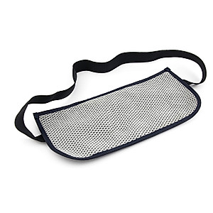 TROIKA SICHERHEITSGURT – BLB20/DB – Belt bag + 2 zipper compartments – money belt –fraud prevention (RFID chips) – for tickets, passport, ID card, driving license, boarding cards – TROIKA-original