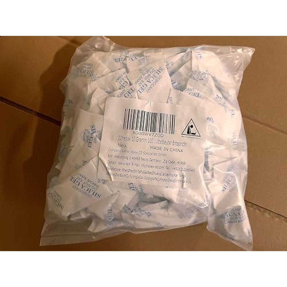 O2frepak 10 Gram(100Packs) Food Grade Moisture Absorbers Silica Gel Packs Desiccant for Storage,Food Safe Dessicant Silica Gel Packets for Moisture Storage Control