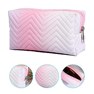 Zipper Travel Cosmetic Bag - Gradient BELLELE (Pink)