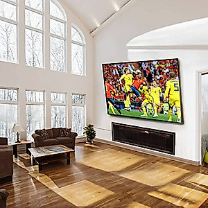 HOME VISION Tilt TV Wall Mount for Most 32-75 Inch TVs Universal Low Profile Fixed TV Bracket Max VESA 600x400mm Holds up to 165lb Wall Stand Fit 16”-18”-24” Studs Quick Release Lock TV Mount