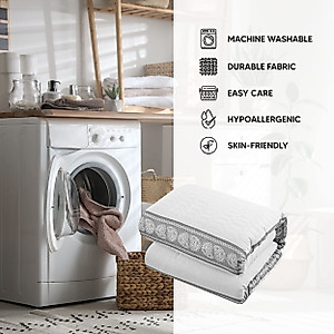 Chic Home - BCS10834-AN Titian 8 Piece Comforter Hotel Collection Hexagon Embossed Paisley Print Border Design Bed in a Bag-Sheet Set Decorative Pillow Shams Included, Queen, Taupe