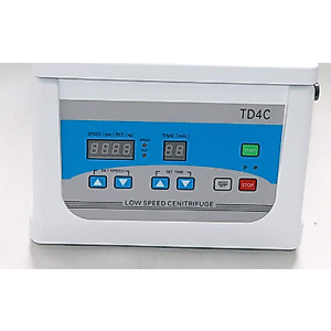 PRP Centrifuge - DEJUN 4000rpm Lab Benchtop Centrifuges with Aluminum Alloy Rotor 8 x 10/15ml and Digital Display Laboratory Low Speed Desktop Centrifugal Machine