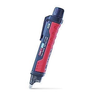UNI-T Non-Contact AC Voltage Tester Pen, 24V-1000V Volt Detector Pen, Dual Range Live/Null Wire Tester Circuit Tester with LCD Display, Buzzer Alarm, Flashlight (UT12M)