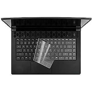 Keyboard Cover for 2021 Dell Alienware x17 R1 R2 17.3"/Alienware x15 R1 R2 15.6" Gaming Laptop,15.6" Dell Alienware M15 R5 R6 R7/Alienware m17 R5 Ryzen Edition,Dell Alienware x17 x15 R1 Skin-Clear