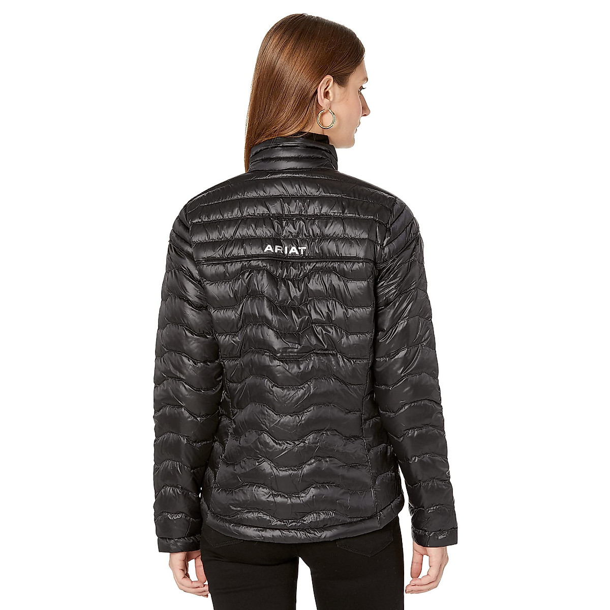 Ariat Female Ideal Down Jacket Iridescent Black X-Large