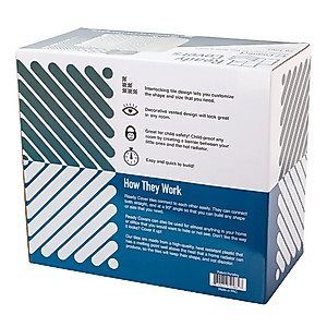 Ready Covers EZ Connect Cover- Vented Safety Steam Radiator Cover/Protective Heating Cabinet for Home & Office: Easy Snap Connection. Not just For Radiators, Cover Just About Anything (50, Charcoal)