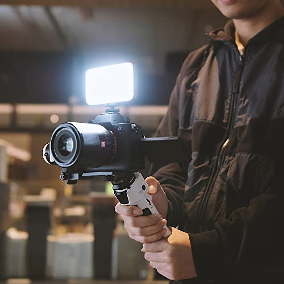 Portable RGB LED Photography Light Panel, APP Remote 5W Full Color Streaming Light for Streamers Video Photography YouTube Tiktok Vlog