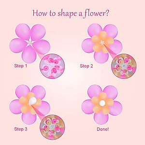 Coogam Balloon Decorating Strip Kit for Arch Garland 32Ft Balloon Tape Strip, 2 Pcs Tying Tool, 200 Dot Glue, 20 Ballon Flower Clip for Party Wedding Birthday Xmas Baby Shower DIY (Upgrad Version)