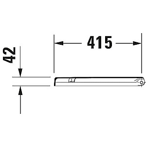 Duravit 63890000, Small, White Alpin
