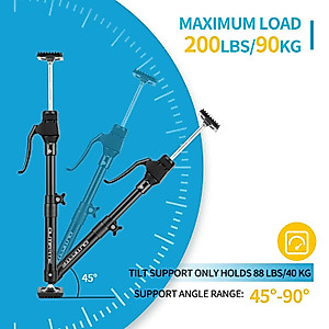 OUTIMATE Third Hand Support Pole Heavy Duty, Cabinet Jacks for Installing Cabinets with 200 LBS Capacity and Expand from 15-4/5 to 23-3/5 IN, 2-PC
