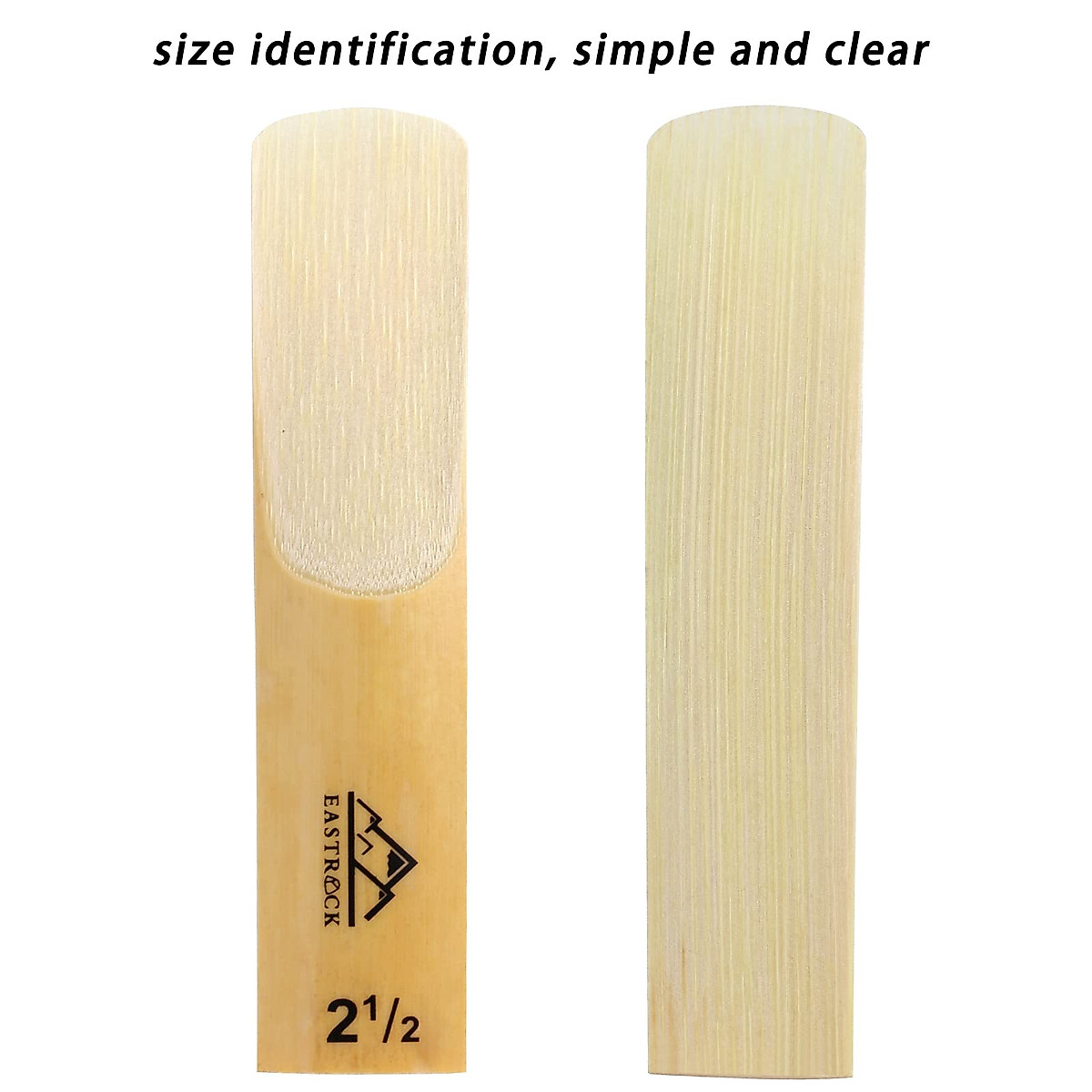 EastRock Saxophone Reeds 2.0/2.5/3.0 for Alto Saxophone Strength 2.5-10 Pack