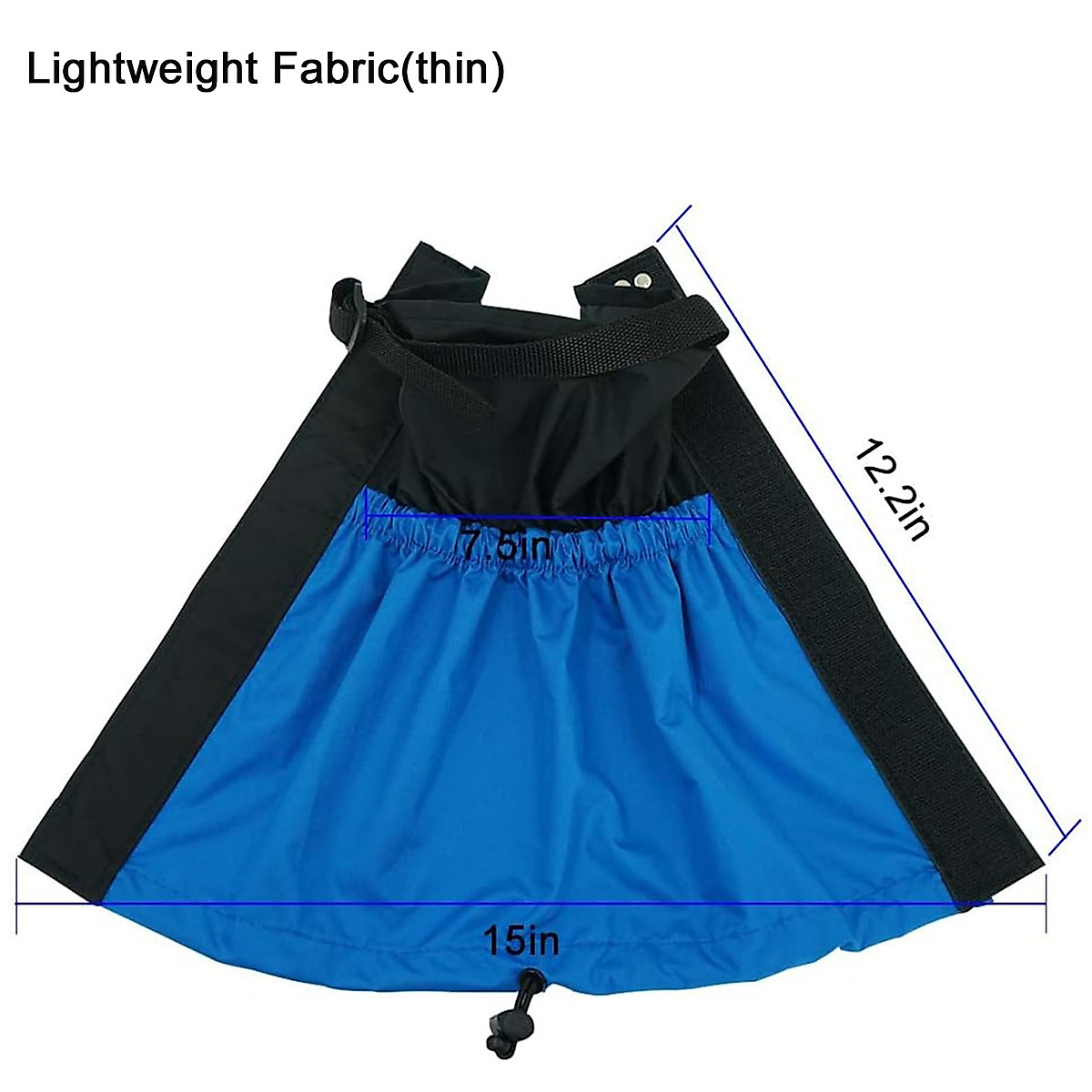 Luwint Waterproof Kids Leg Boot Gaiters - Hiking Hunting Climbing Gear for 6-12 Yrs Old Girls Boys (Blue)