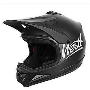 Westt Youth Kids Motocross Helmet - Dirt Bike Motorcycle with Visor Off-Road ATV Street Mountain Bike Go-Kart BMX, Full Face Motorcycle Helmet for Boys & Girls, DOT Approved